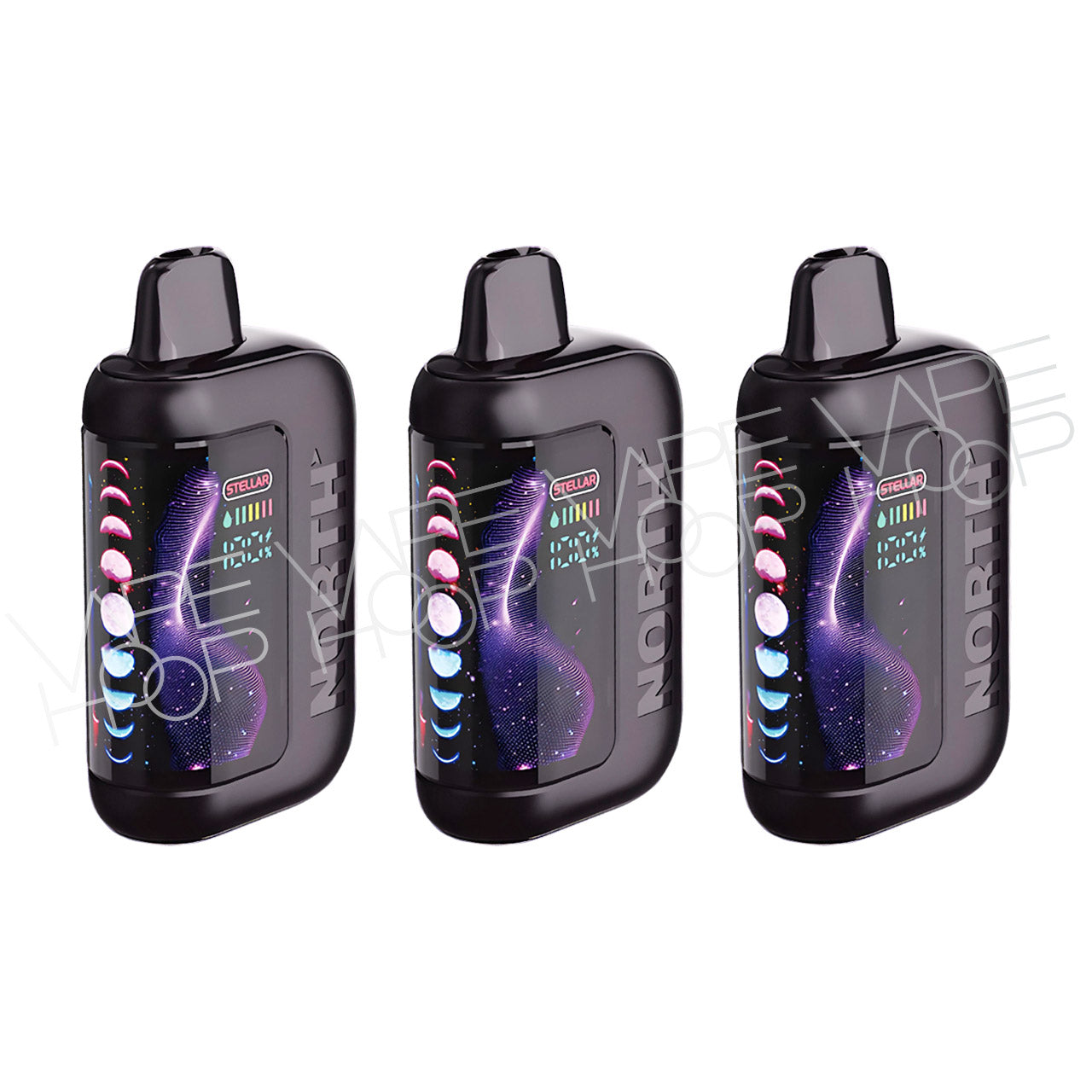 North Stellar Dark Moon Edition 40K Puffs With Fully Curved Screen