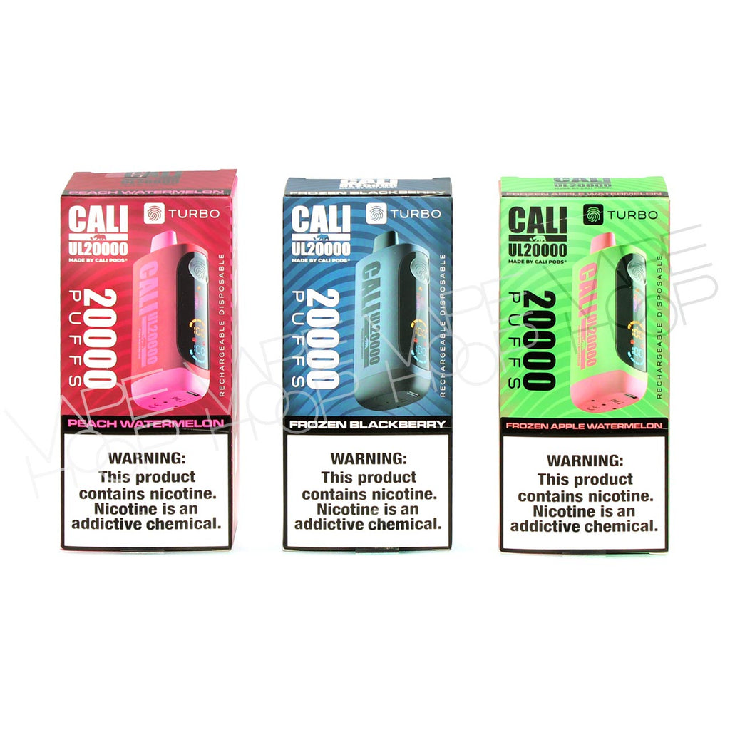 Cali UL20000 Vape Disposable | $16.99 | All flavors in stock Online