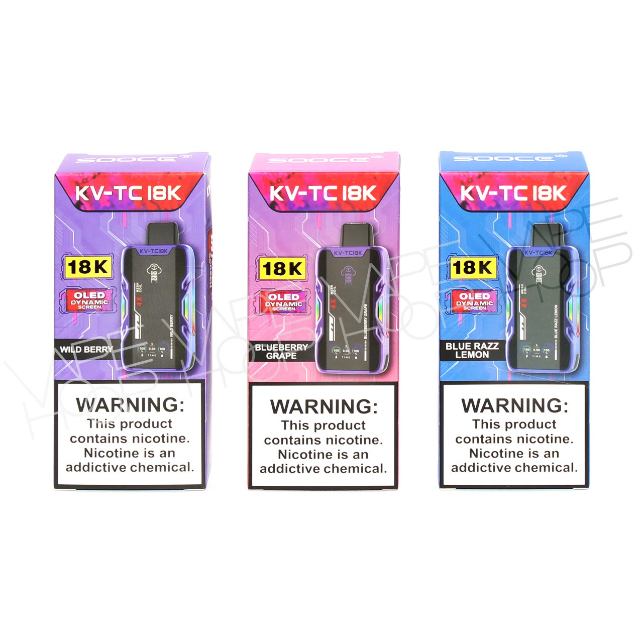 Kangvape Sooce KV-TC 18K Disposable Vape | Sooce TC 18000 Puffs