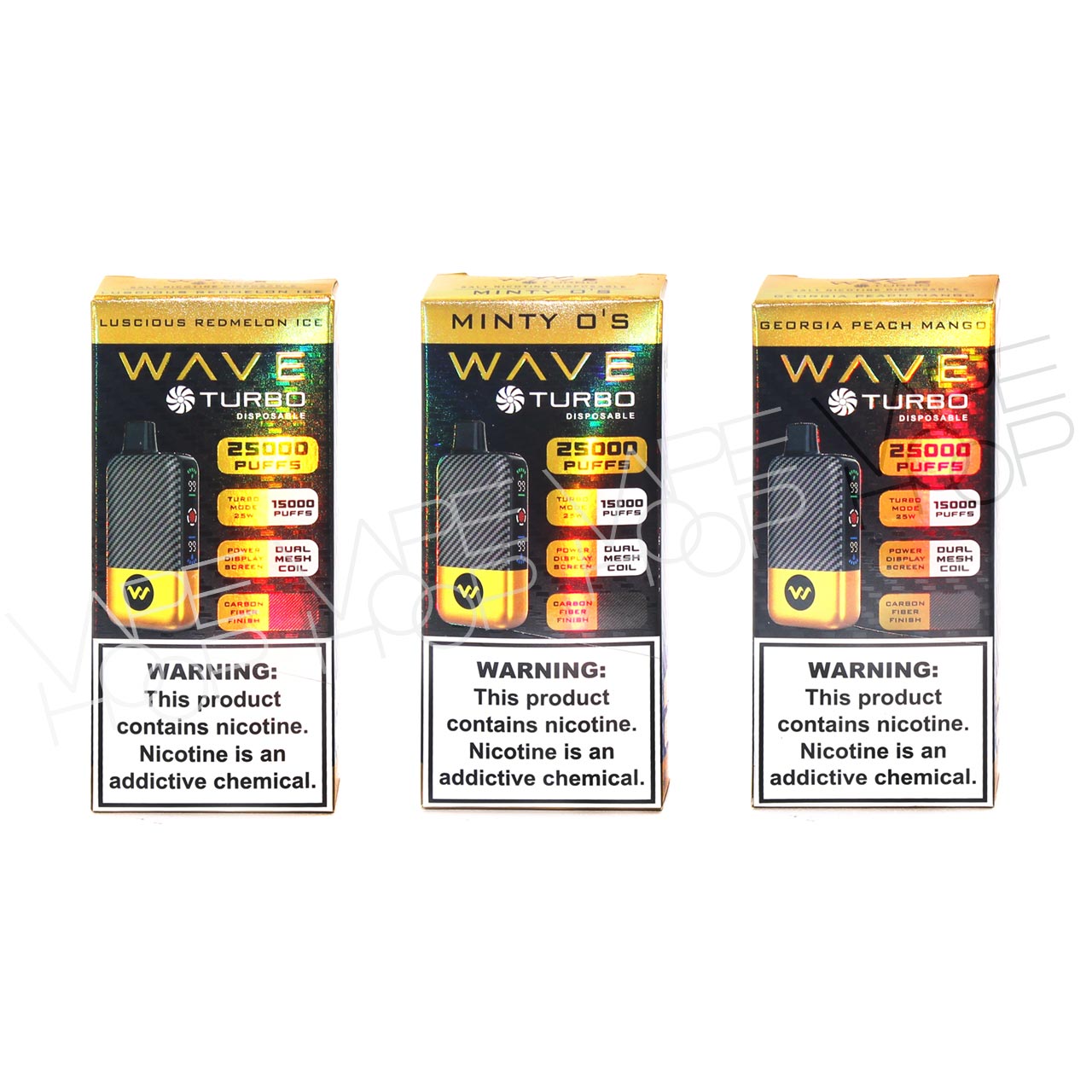 Wave Turbo 25K Vape Disposable | $16.99 | Authentic Wave 25000 Puffs