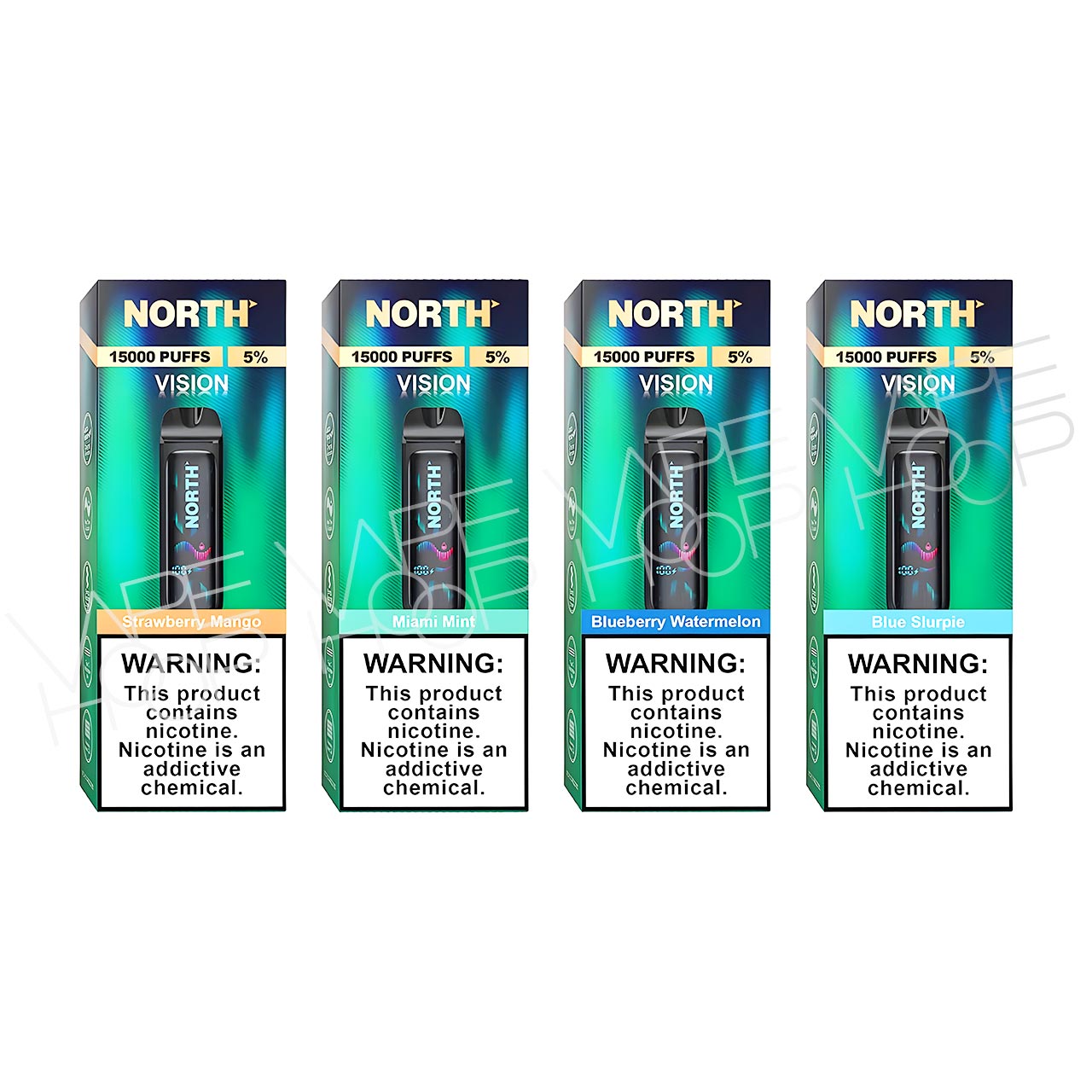 North Vision 15000 puffs Vape | North 15K puffs Disposable Vape | Shop now!