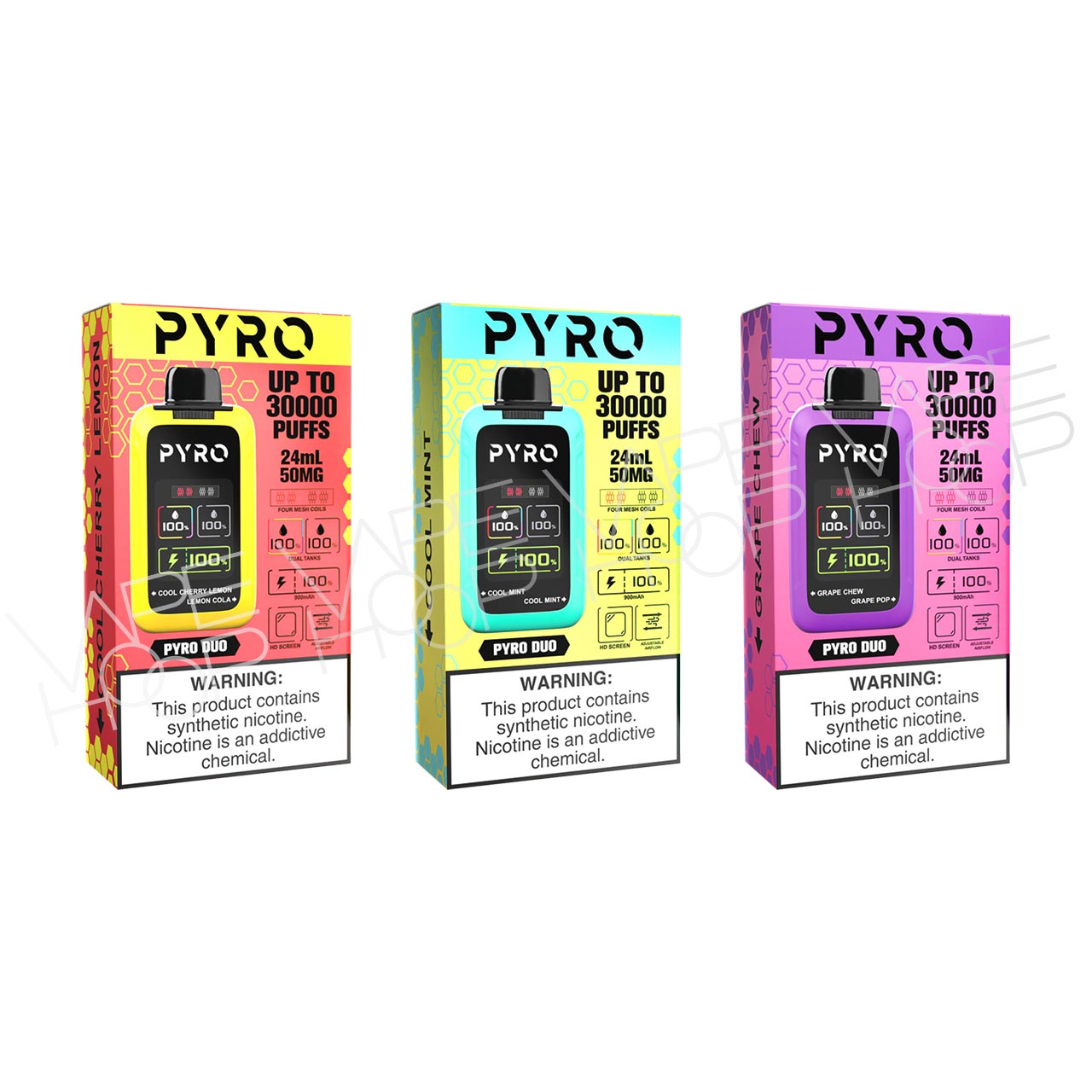 PYRO 30000 puffs Vape | PYRO DUO 30K Disposable Vape