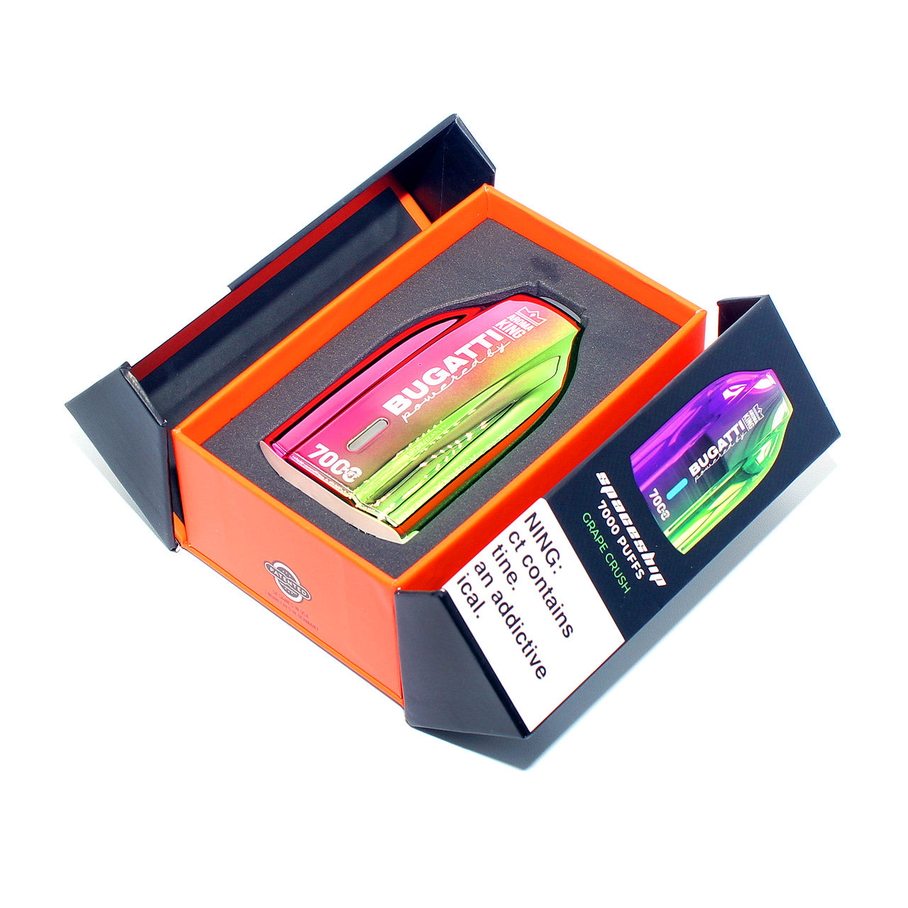 Bugatti Spaceship 7000 Vape Disposable | $16.99 | 7000 puff Aroma King