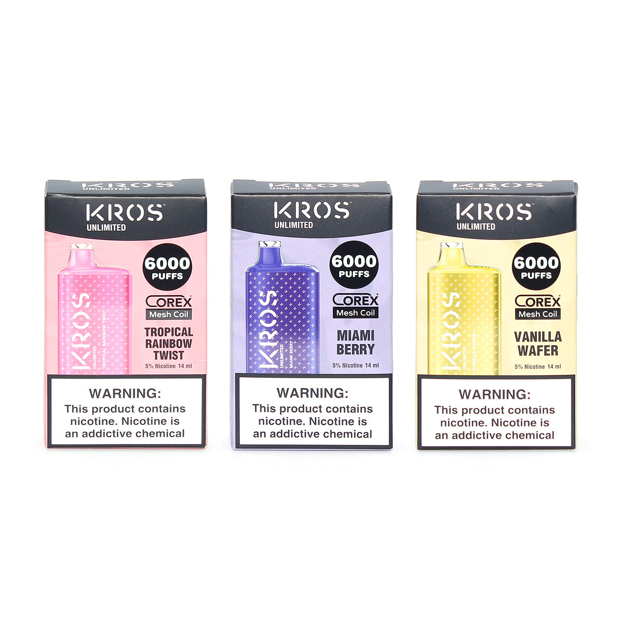 KROS 3 Unlimited 6000 Vape Disposable | Shop Kros 6000 Vape Cheap Online