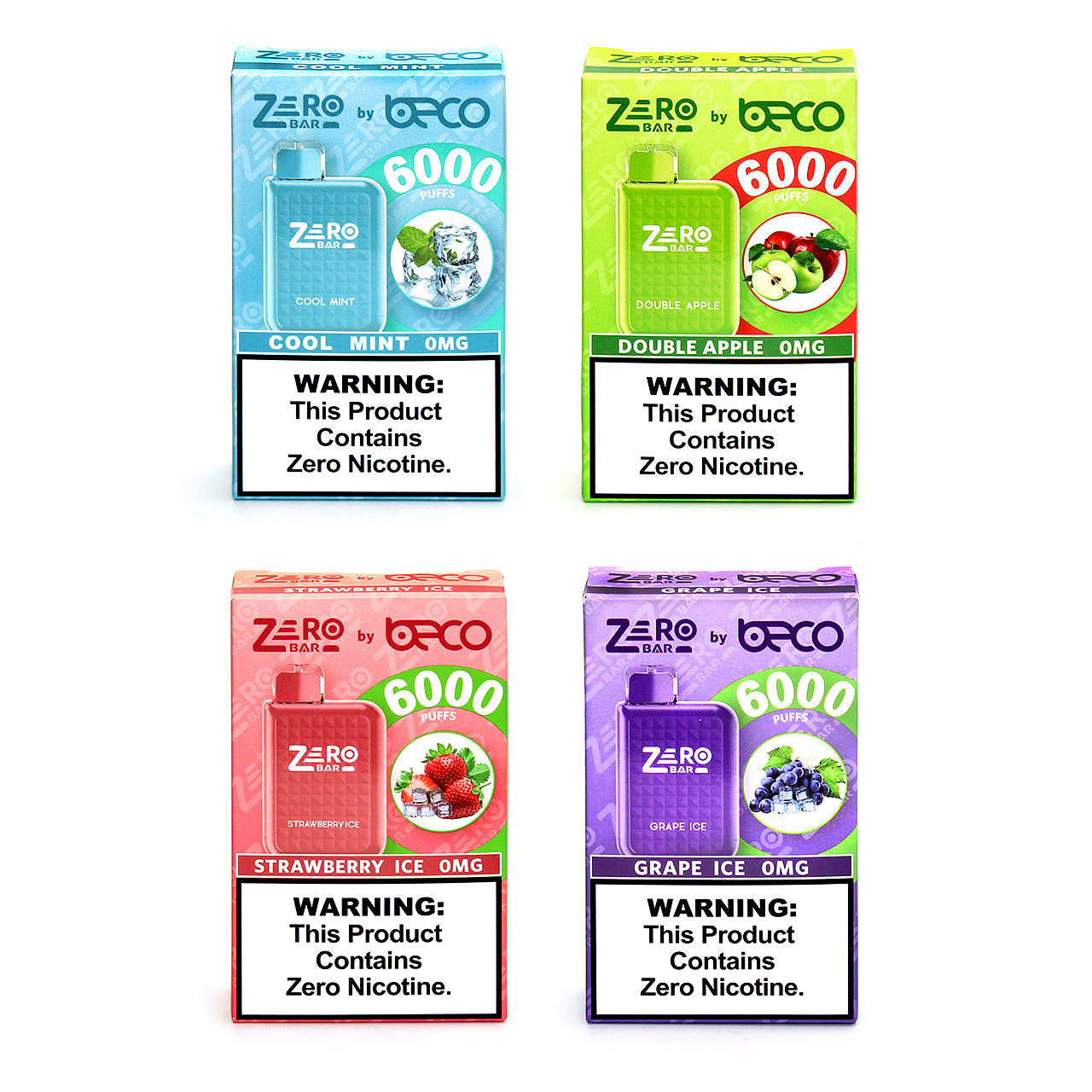 Zero Bar by Beco Disposable Vape | SHOP Zero Bar by Beco ZERO NIC Online
